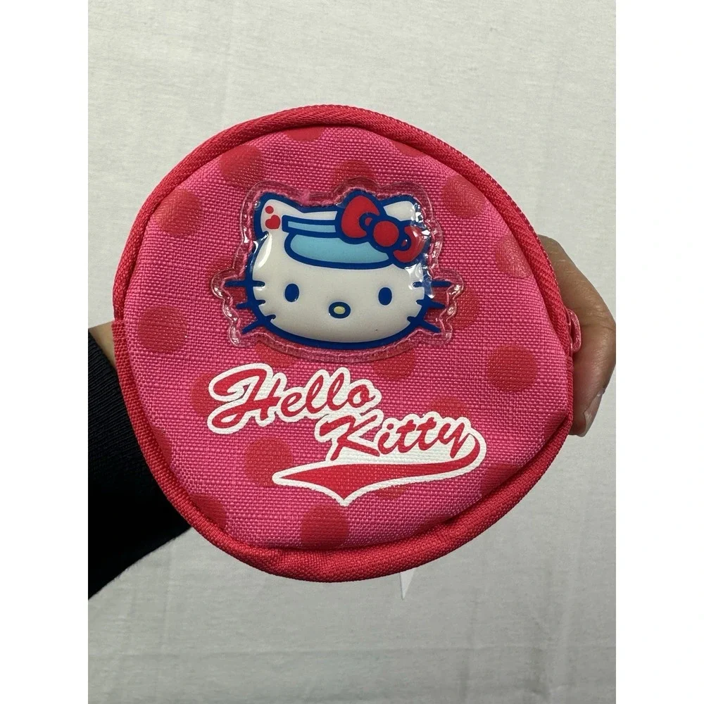 Hello Kitty | Bags | Nwt Sanrio Hello Kitty Pink Red Coin Circle Purse ...